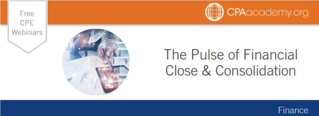 The Pulse of Financial Close and Consolidation – Online Webinar ...