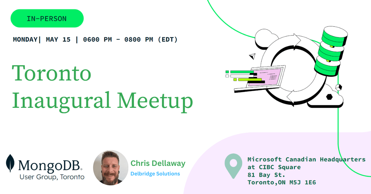 MongoDB Toronto Inaugural Meetup - Delbridge Solutions